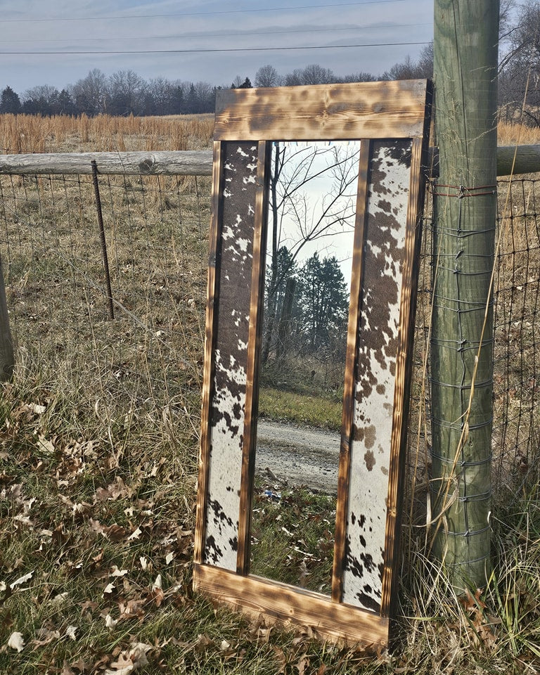 Cowhide Framed Mirrors – Wild Child Leather Co